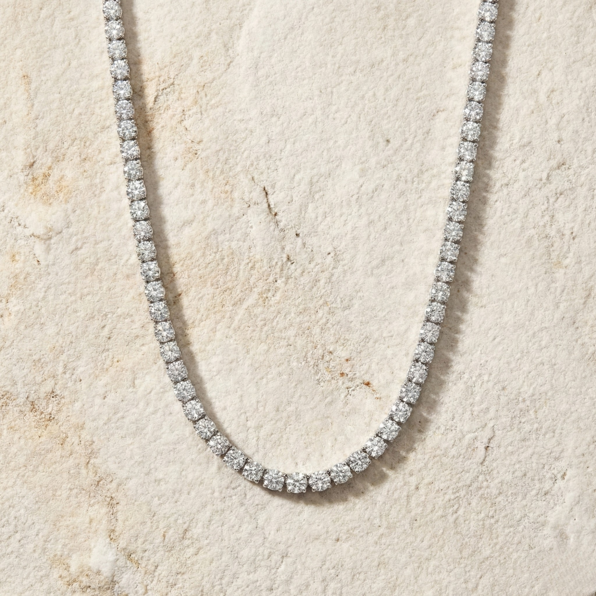 שרשרת טניס מואסנייט “Endless Sparkle” – Makeda Jewelry
